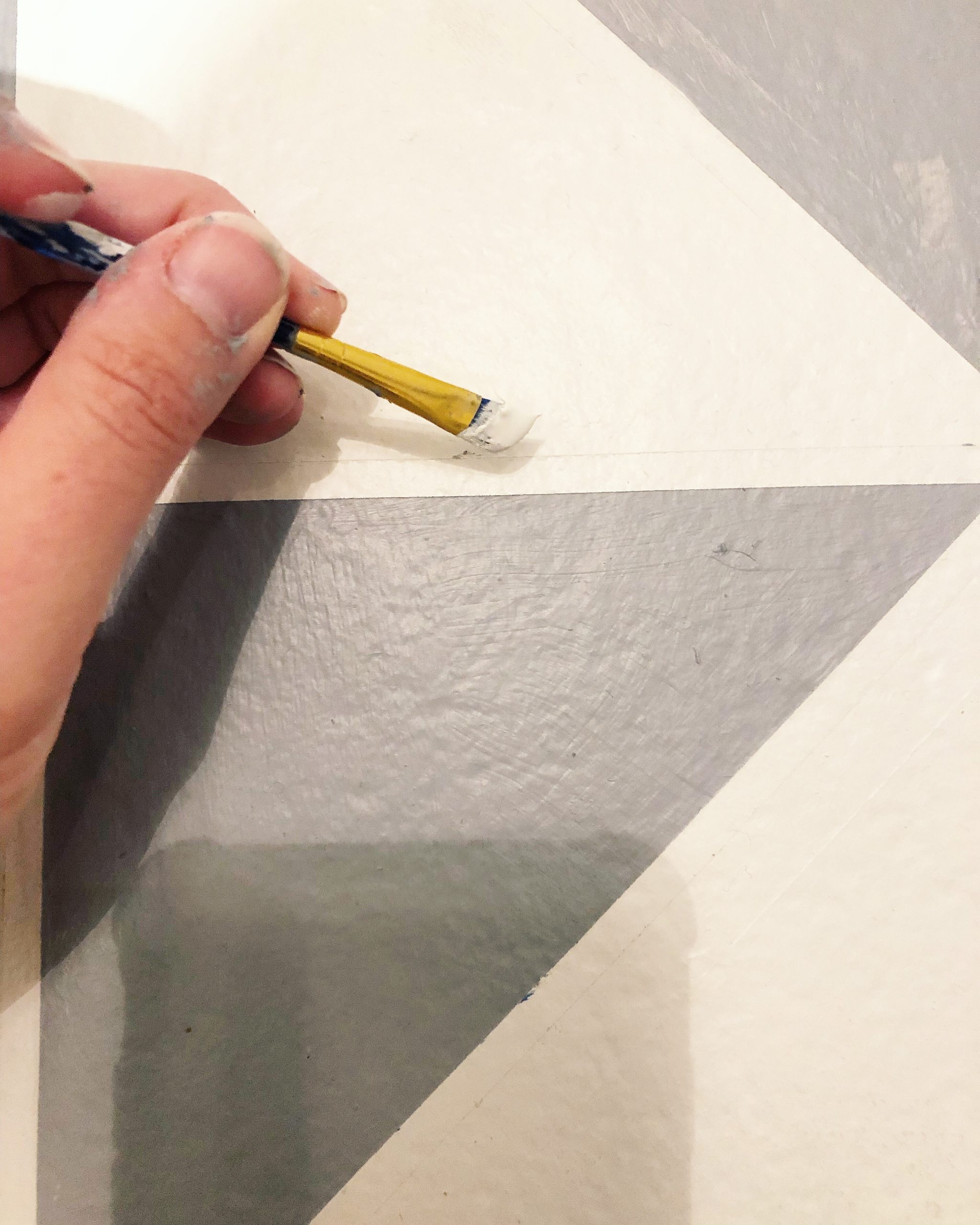 How to Paint Your Tile Floor - Angela Rose Home