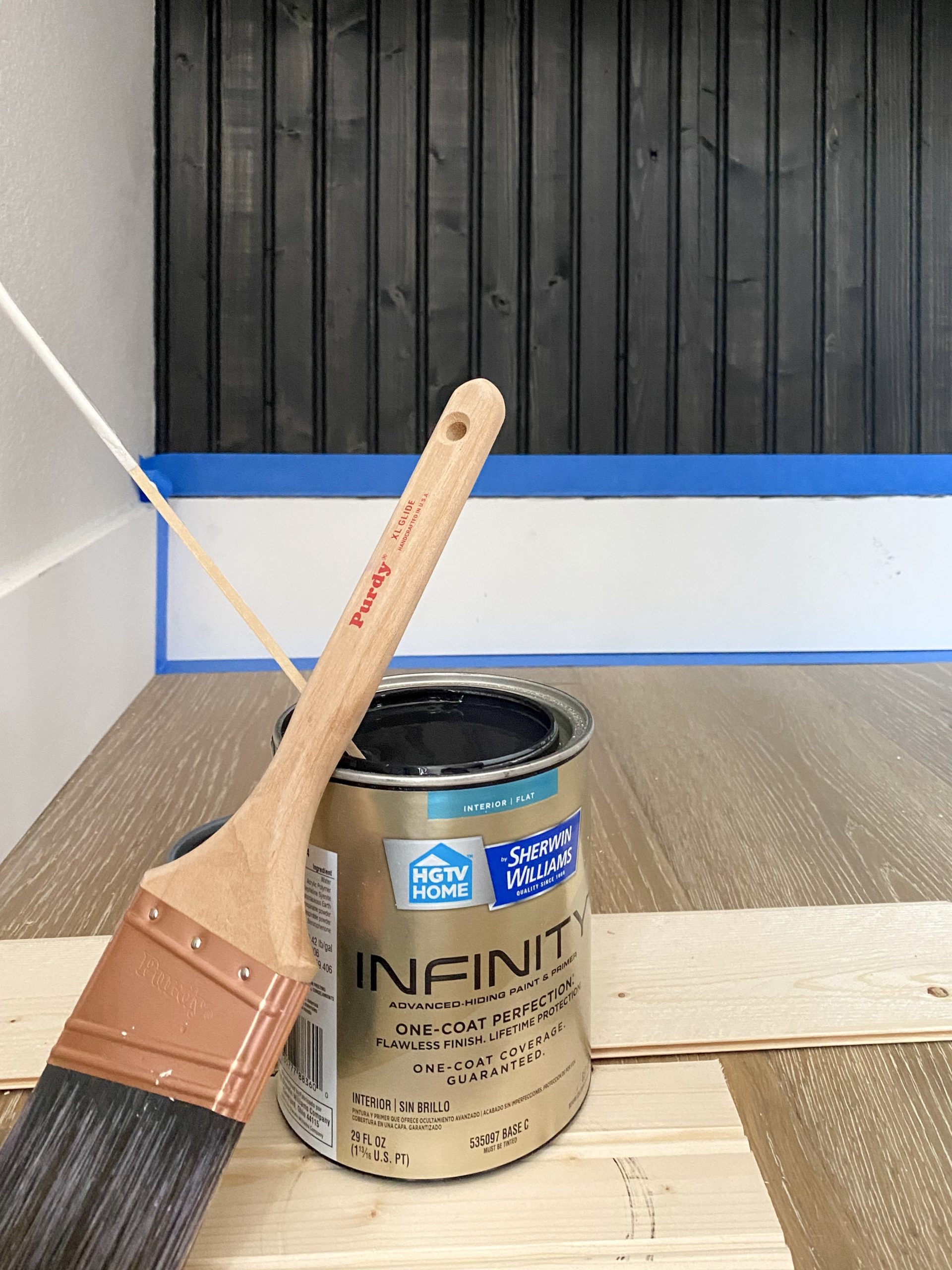 Tips for Painting Contrast Trim - Angela Rose Home