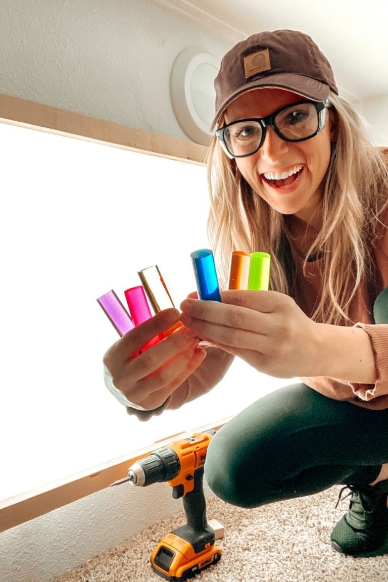 Giant DIY Lite Brite That Anyone Can Make - Angela Rose Home