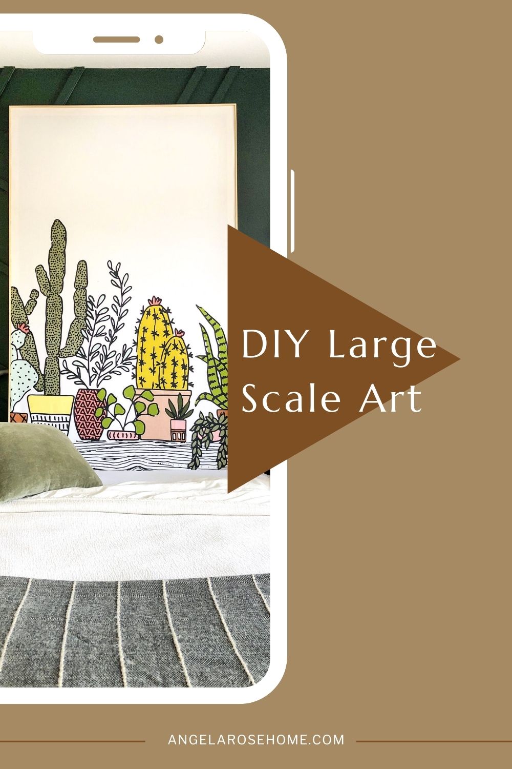 DIY Large Scale Art Ideas That Are Affordable - Angela Rose Home