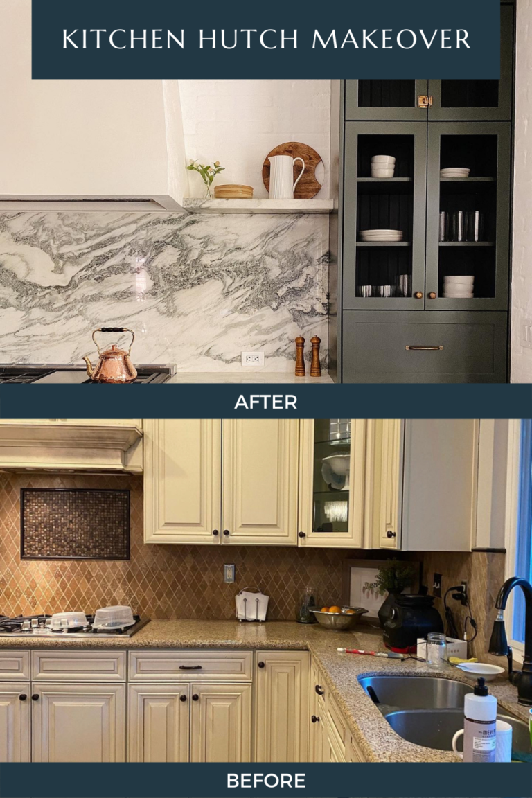 DIY Modern Kitchen Hutch - Angela Rose Home