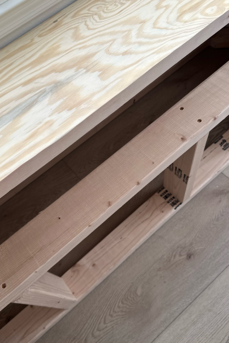 How to DIY a Built-in Bench - Angela Rose Home